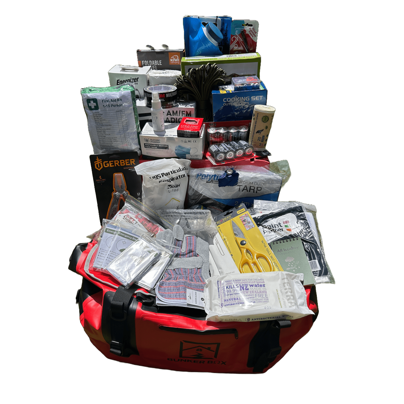 Emergency Survival Kit, Food & Supplies | Bunker Box NZ